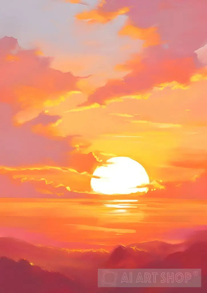 Sunset Painting, Sunset Art, Buy Sunset Artwork Online