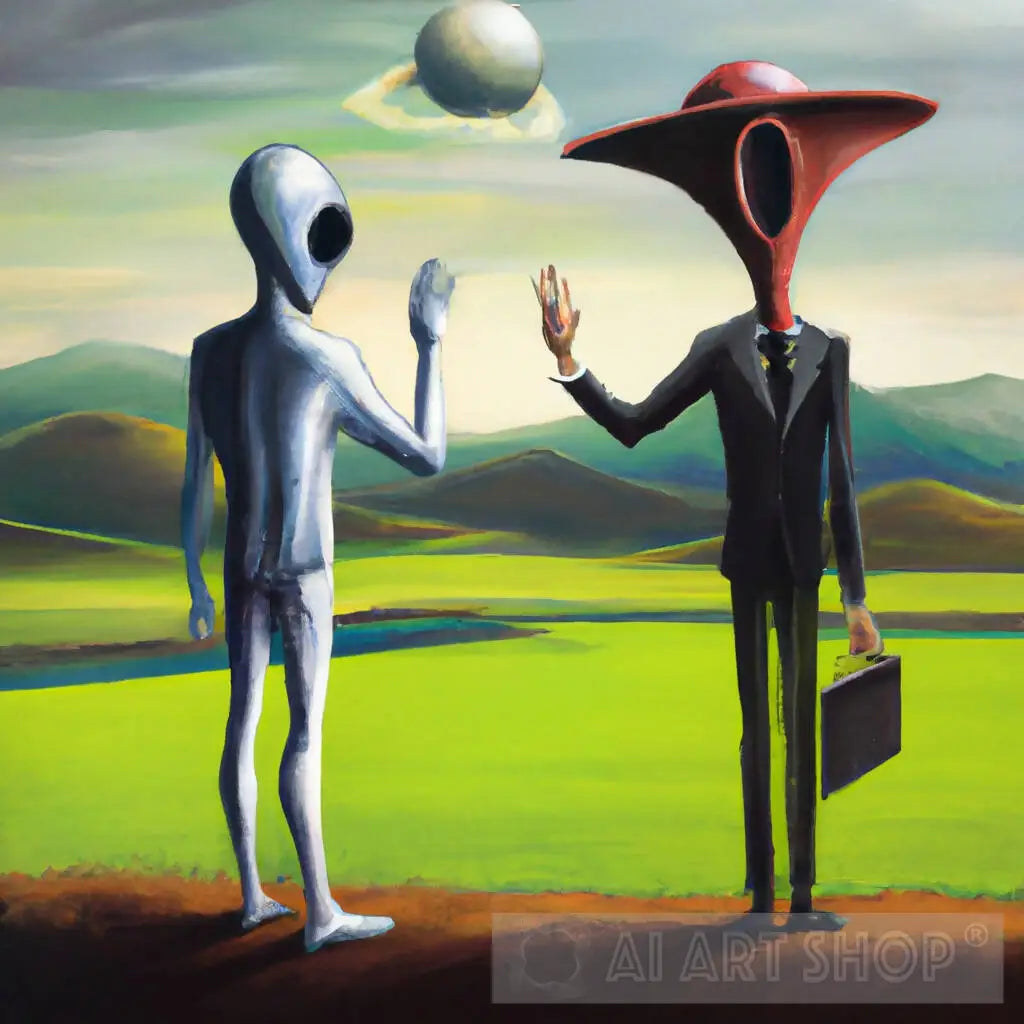 first meet between human and aliens(?)