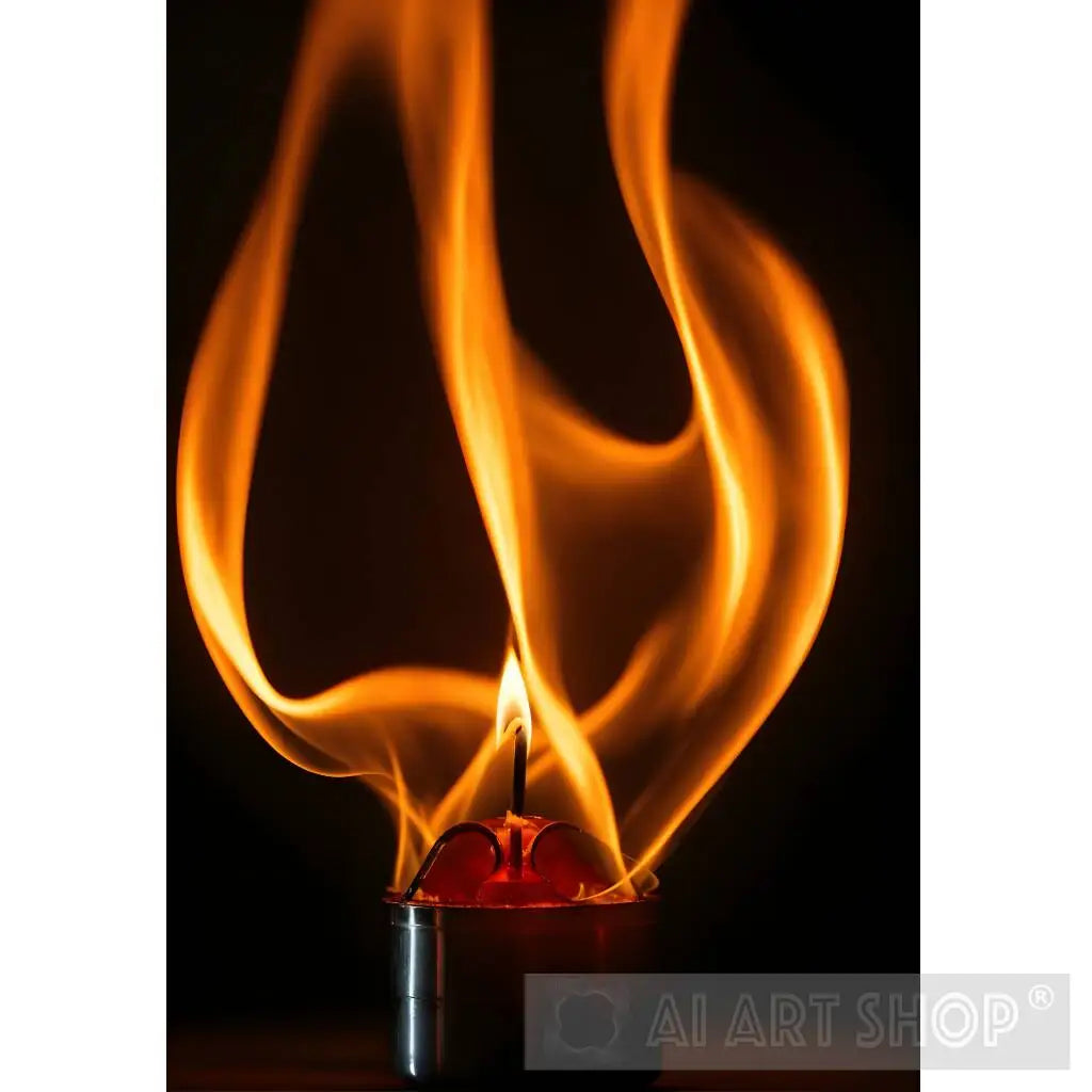 Flaming Candle