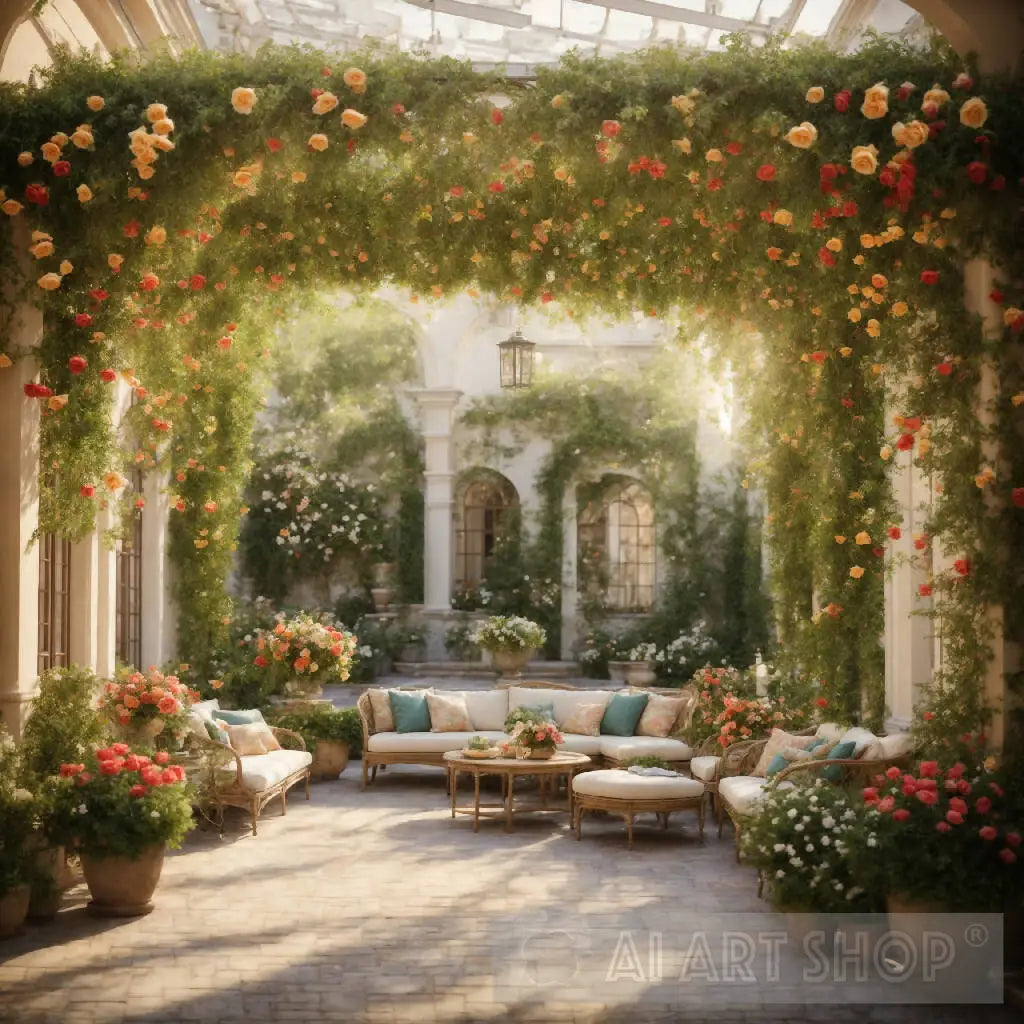 "Floral Haven: A Symphony of Colors and Elegance"