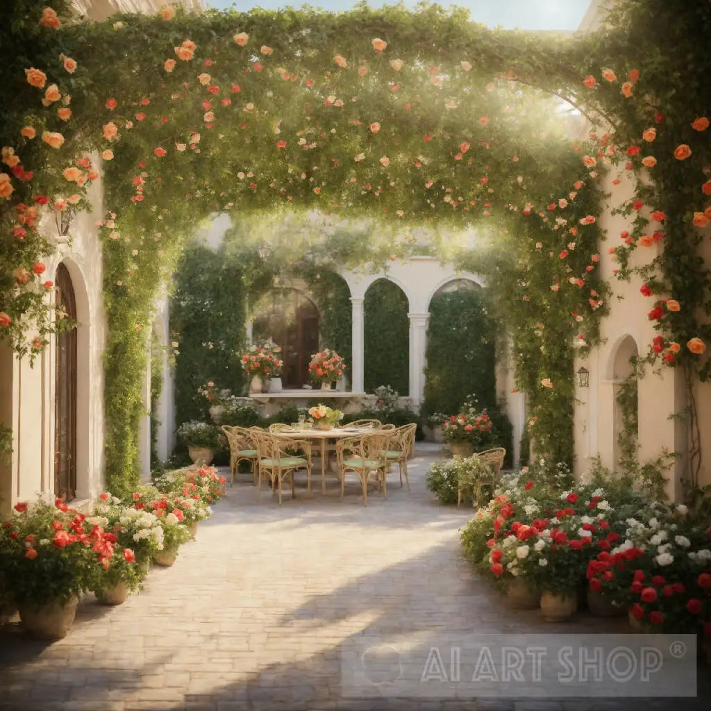 "Floral Haven: A Symphony of Colors and Elegance"