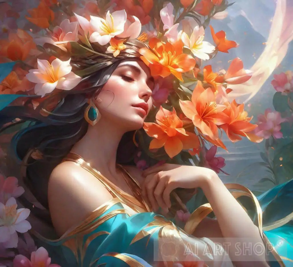 Flowers and the Maiden