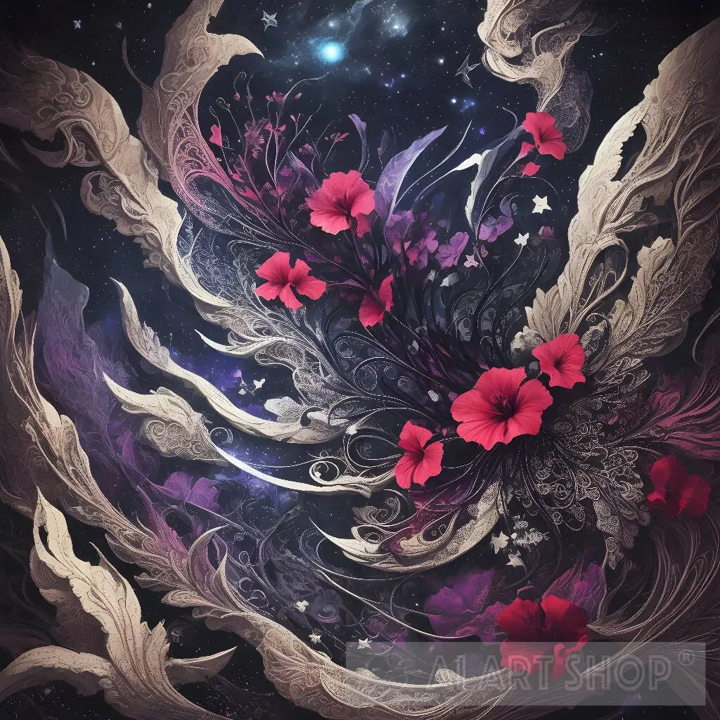 Flowers In A Fantasy World, Fantasy Flowers, Enchanted Art, Floral ...