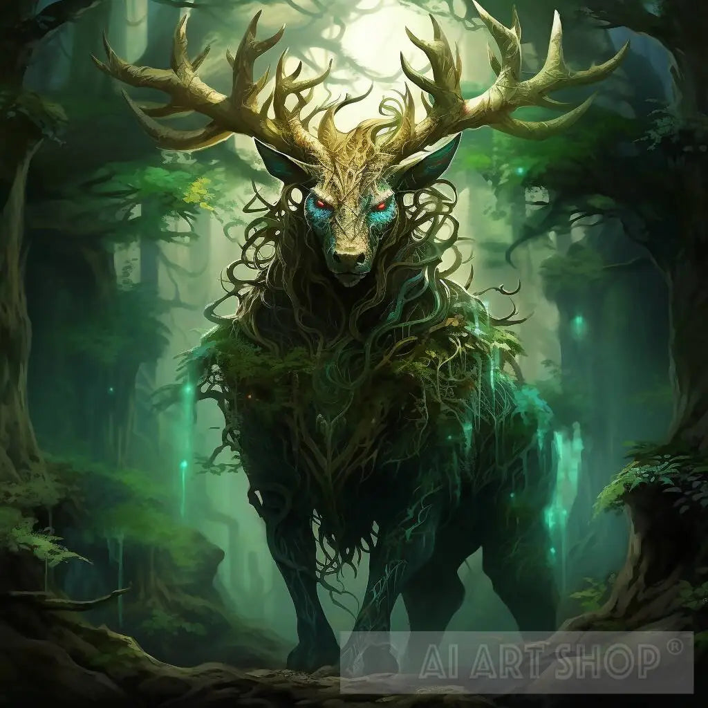 Deer fantastical creature