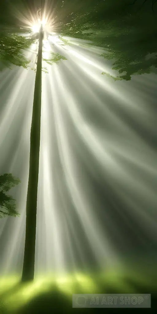 Forest Light Bending #3