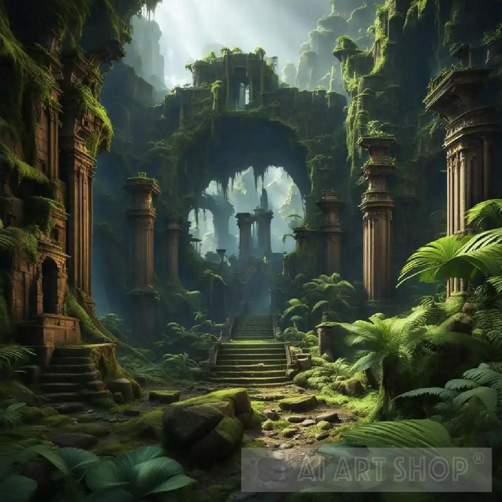 Forest ruins