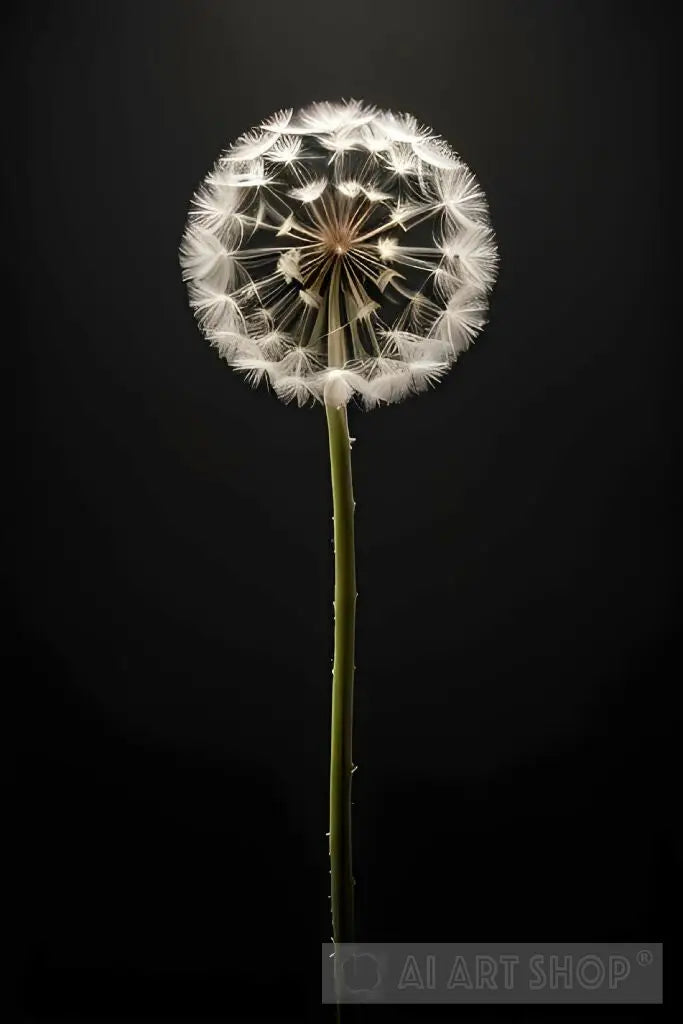 Fragile Beauty: Unblown Dandelion