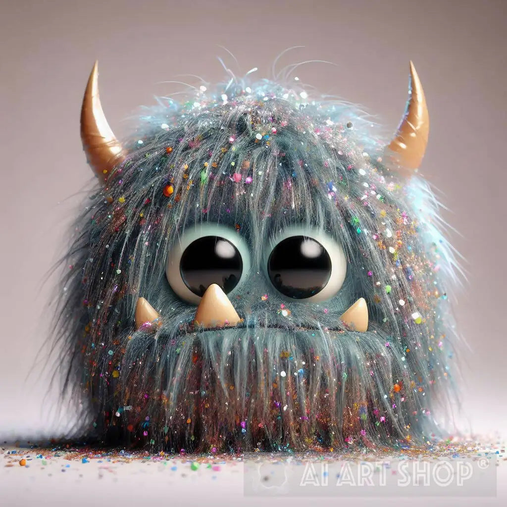 #glittermonster #glitter #monster #AIgeneratedchildrens art #kids