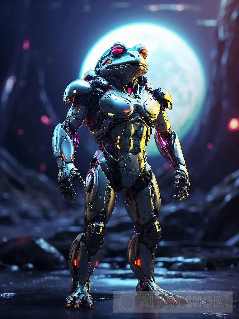 Frog in cyborg body #3