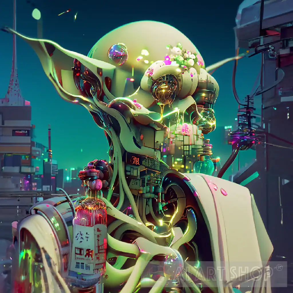 future cyber punk art