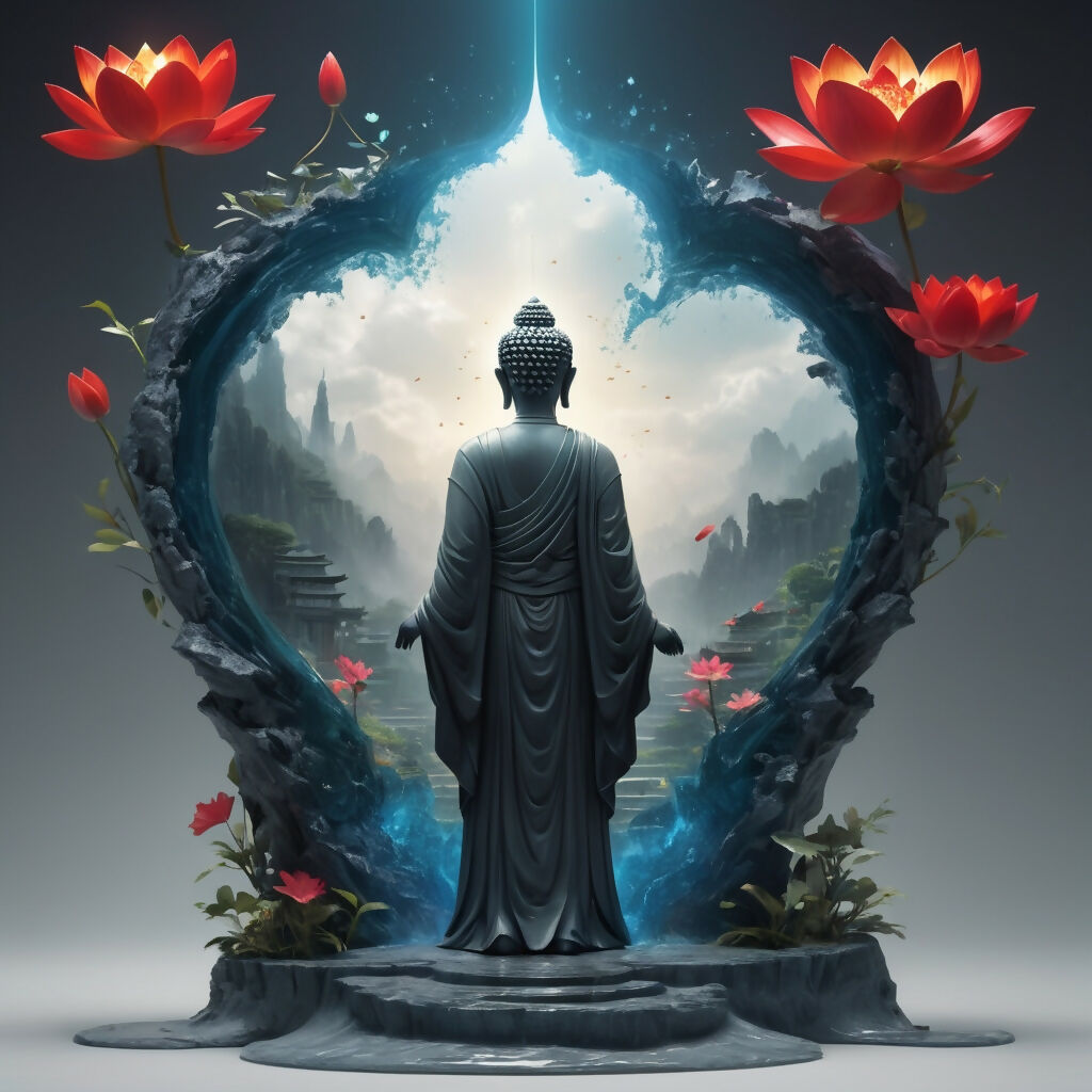 Eternal Awakening – Spiritual Buddha Wall Art for Mindful Decor