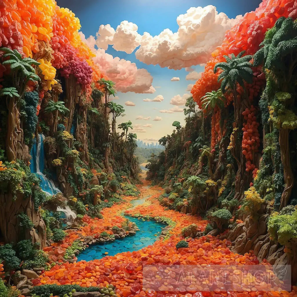 Gelatinous Jungle Dreams: A Gummy Amazon Odyssey