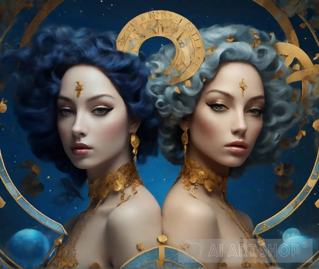 Gemini Zodiac Wallpaper - Playful and Versatile Designs