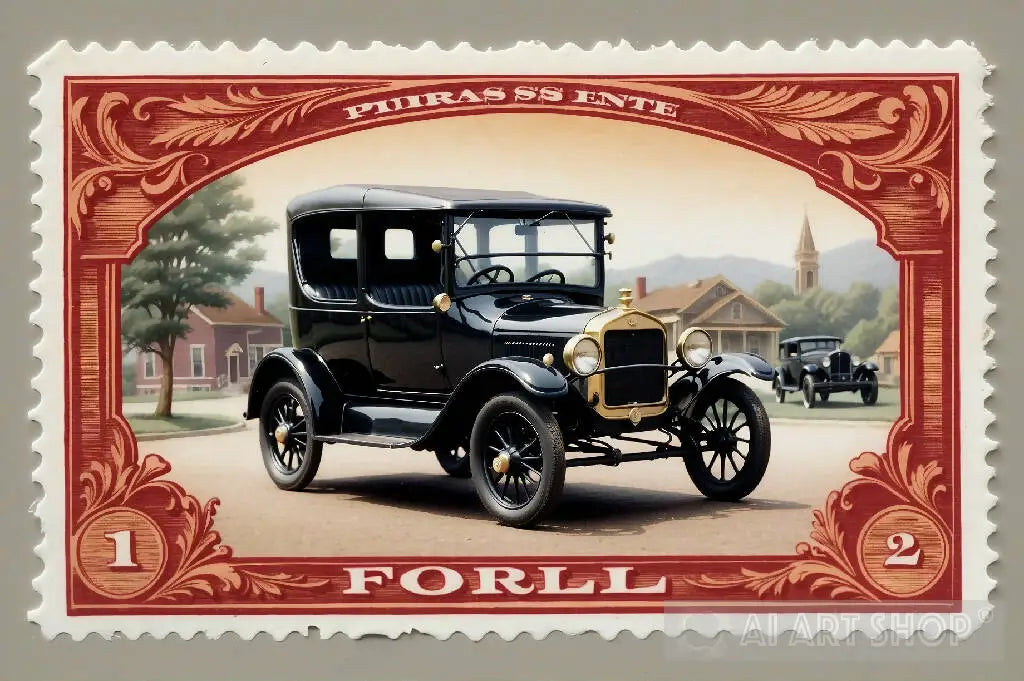 Generate a realistic image of the Ford Model T ...