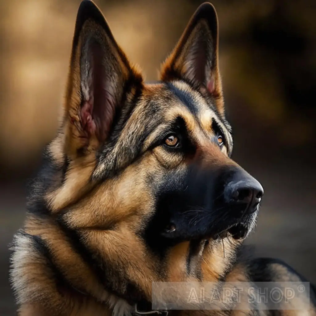 German Shepherd Portrait