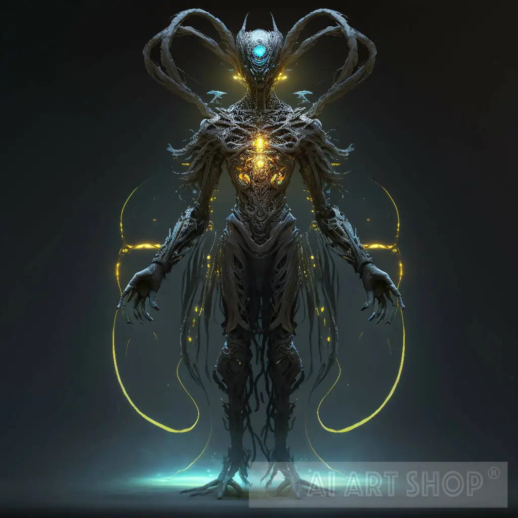 Glowing Alien Creature #2