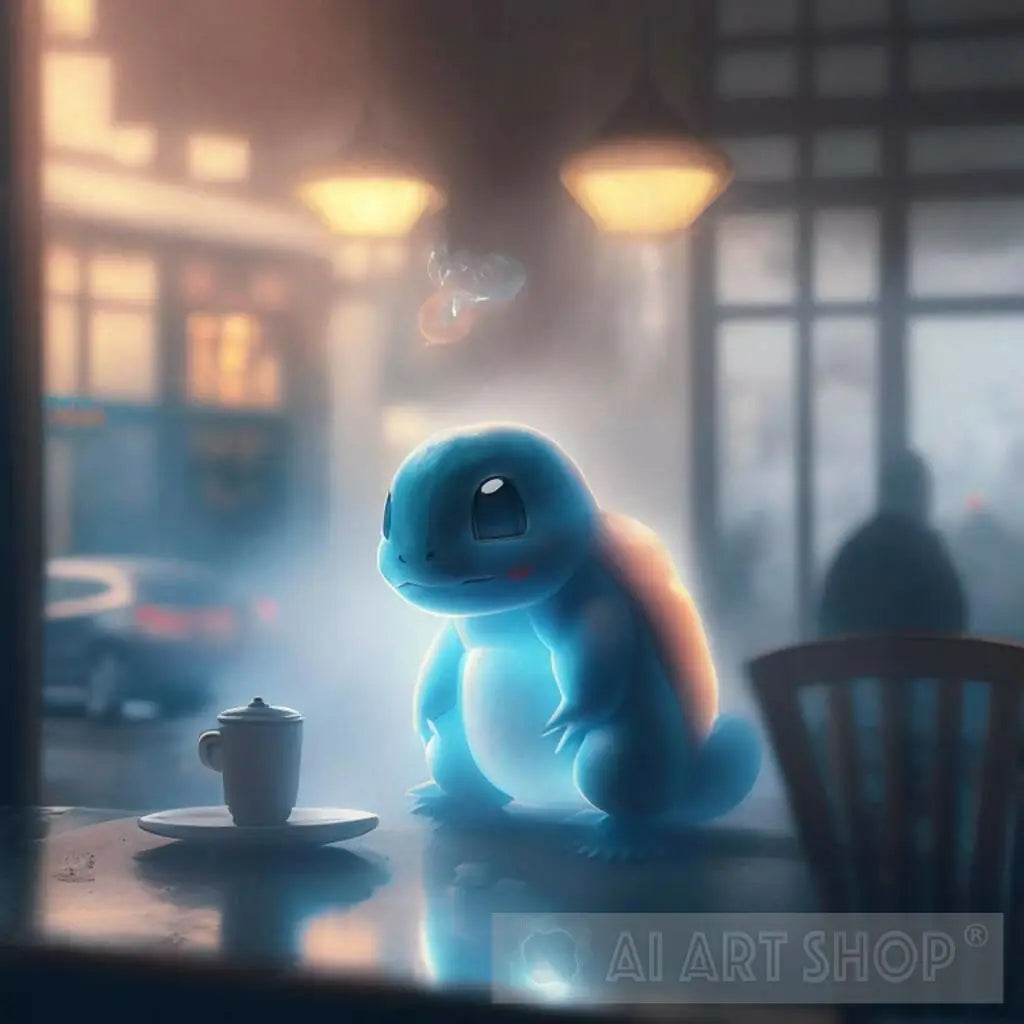 Glowing lizard