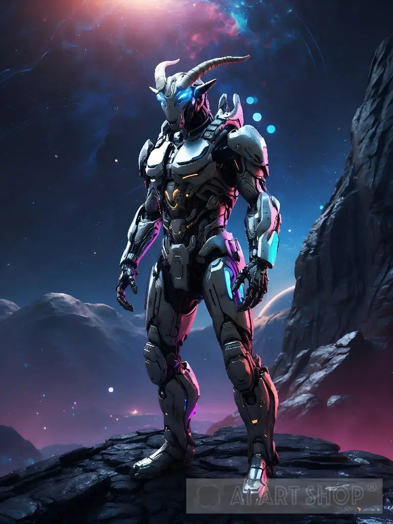 Goat in cyborg body #2