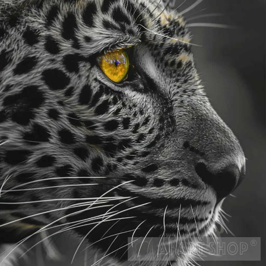 Golden-Eyed Leopard Close-Up - Wildlife Photography for Sale