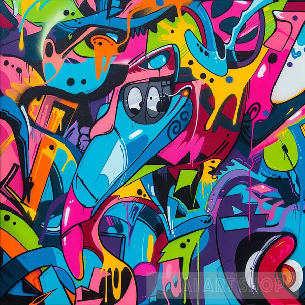 Graffiti Schoolyard - Educational Art