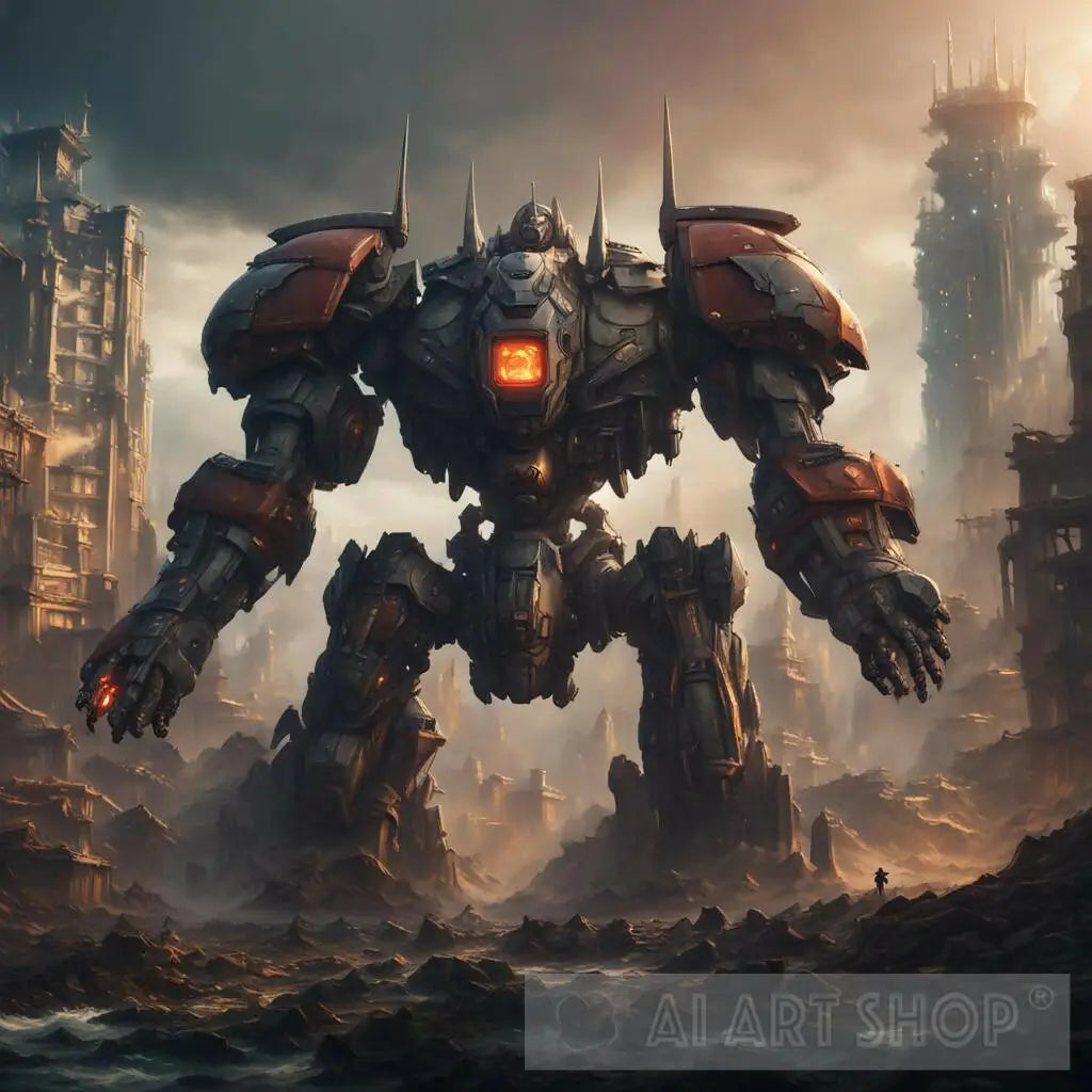 great , epic , war among giant robots , death