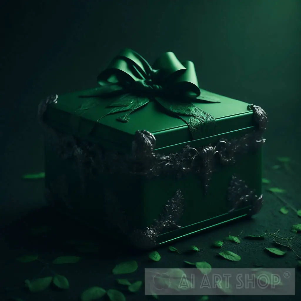 green,luxury,giftbox,box,gift