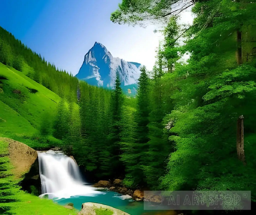 Green Mountain AI Art