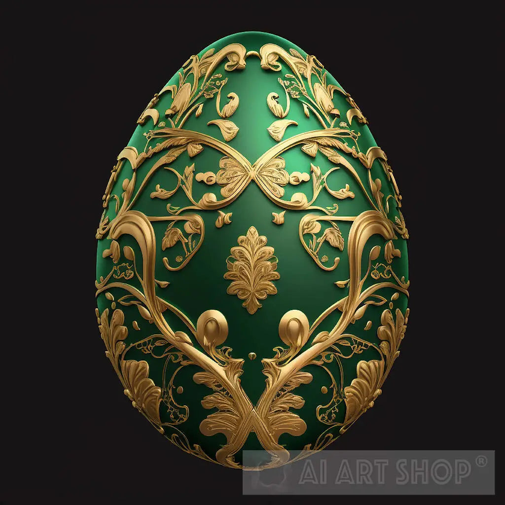 Green royal egg