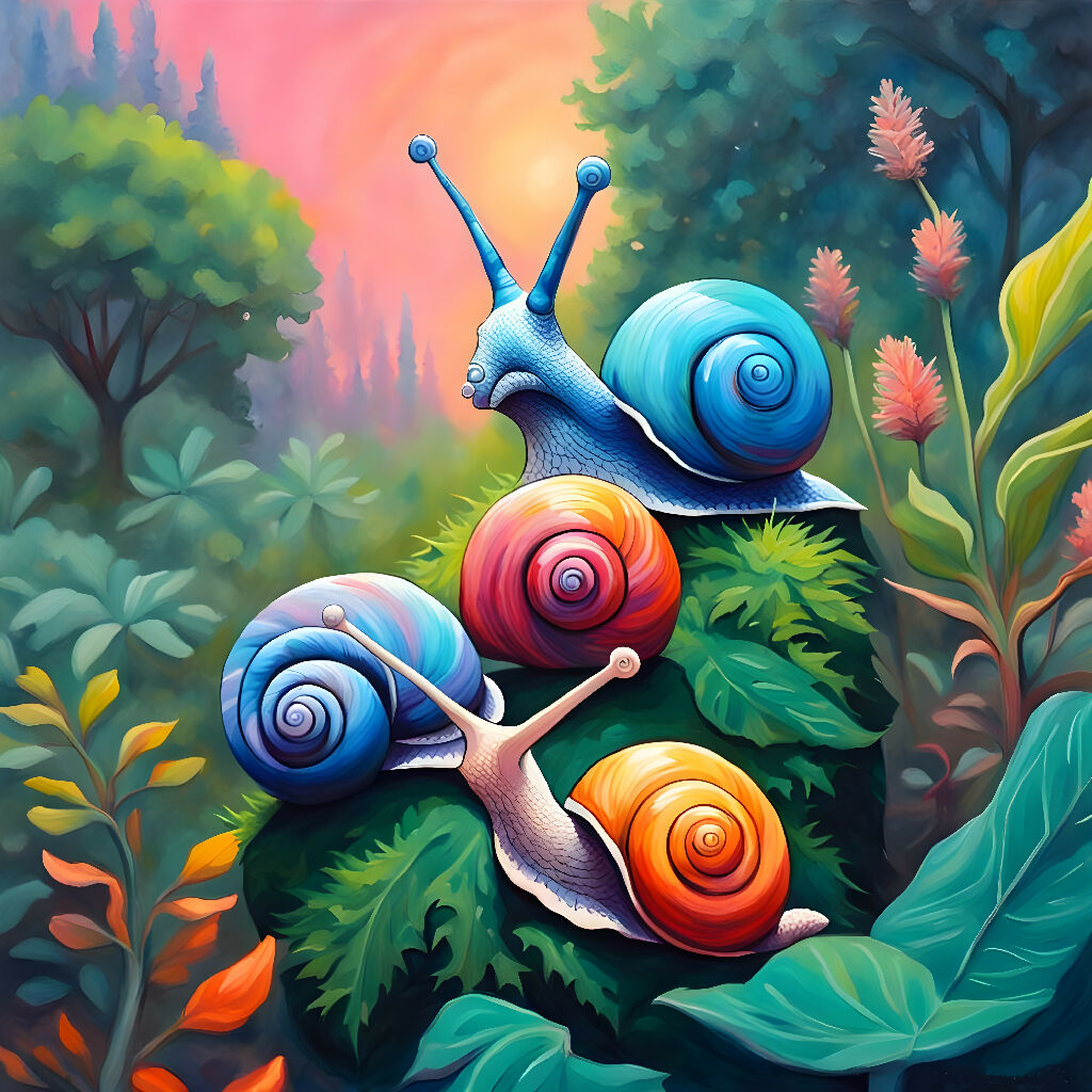 snail family