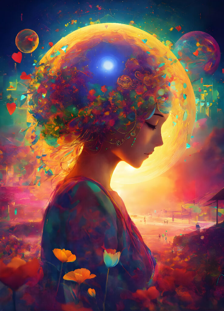 surreal, psychedelic, dreamy, impressionism, art, deep, sorrow