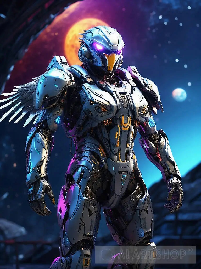 Hawk in cyborg body #2