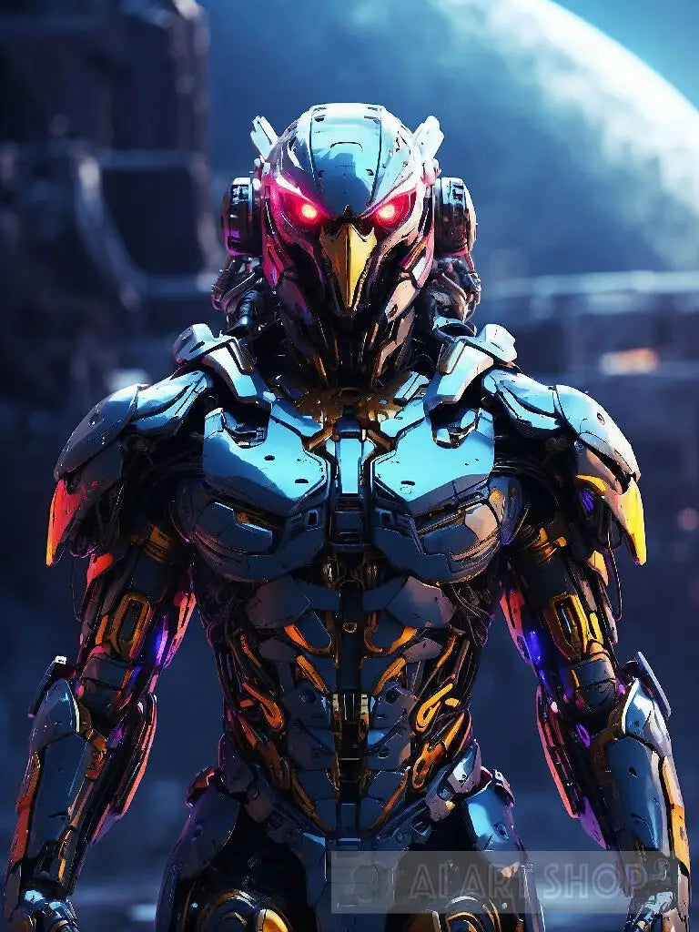 Hawk in cyborg body #3