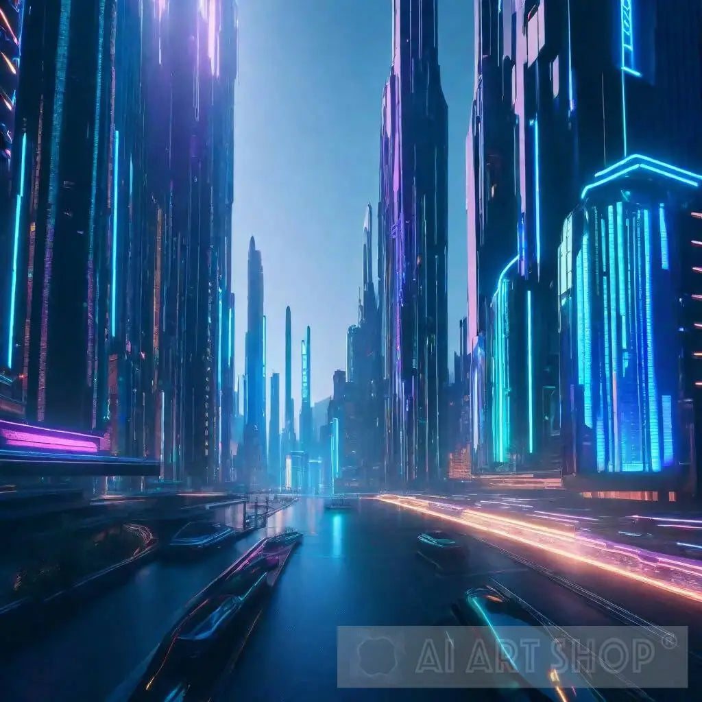 cityscape, cyberpunk, futuristic, dynamic, hi-tech