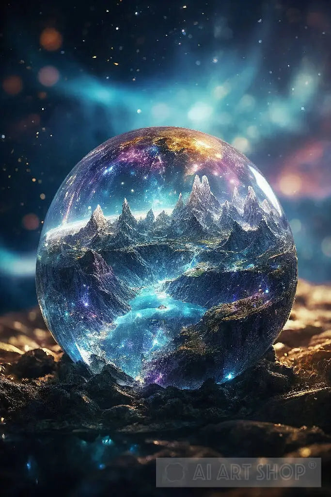 Highly detailed illustration of a hidden world