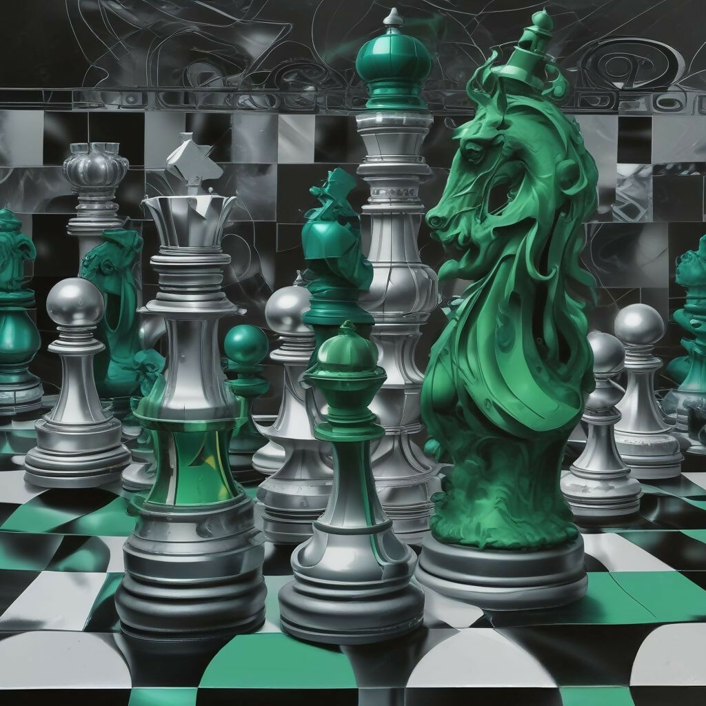 Chess board illusion