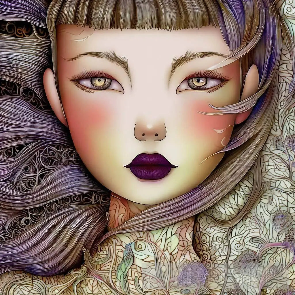 portrait ai art, woman portrait, detailed woman, fairytale, contemp...