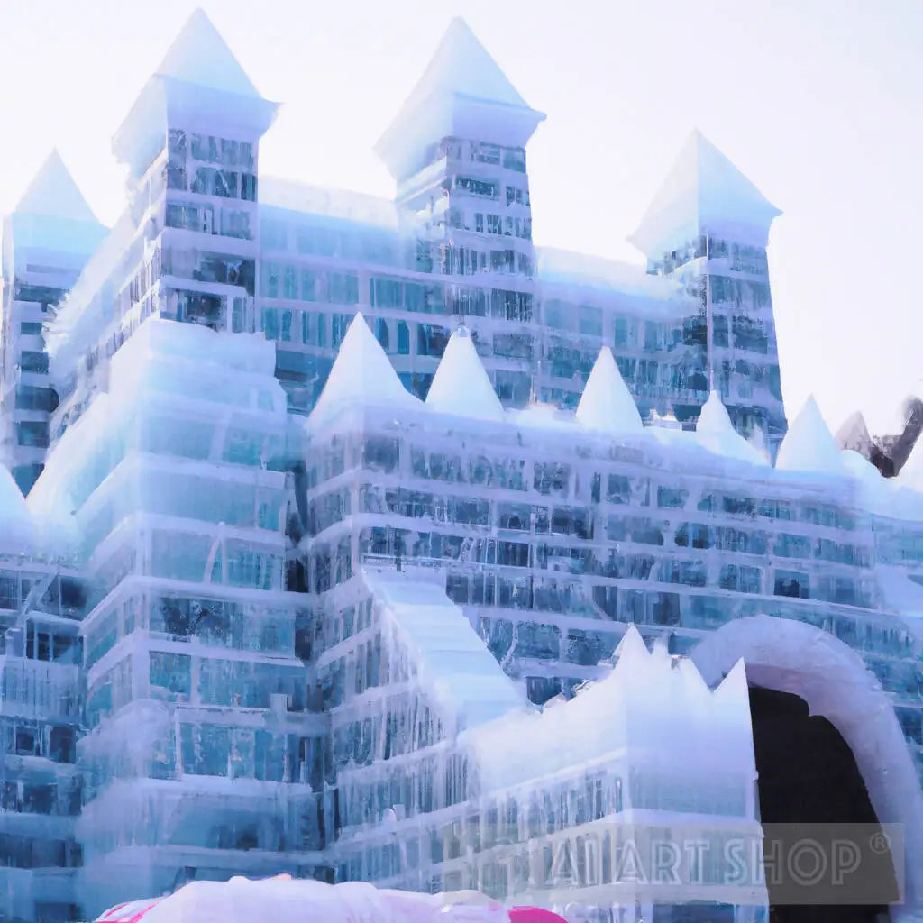Ice Castle Painting
