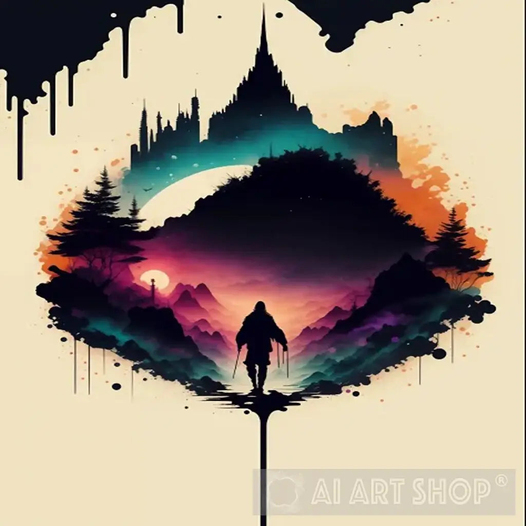 Imaginary abstract nature