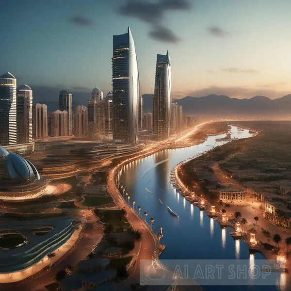 Imaginary cities from the future world