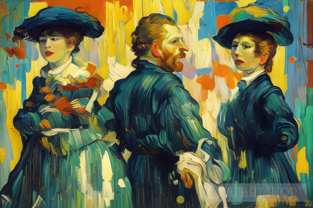 artist, vincent van gogh, painting by vincent van gogh, portrait of...