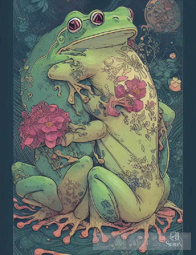 ai, nature inspired pop art, pop art, fan art, infinity, hug, anima...