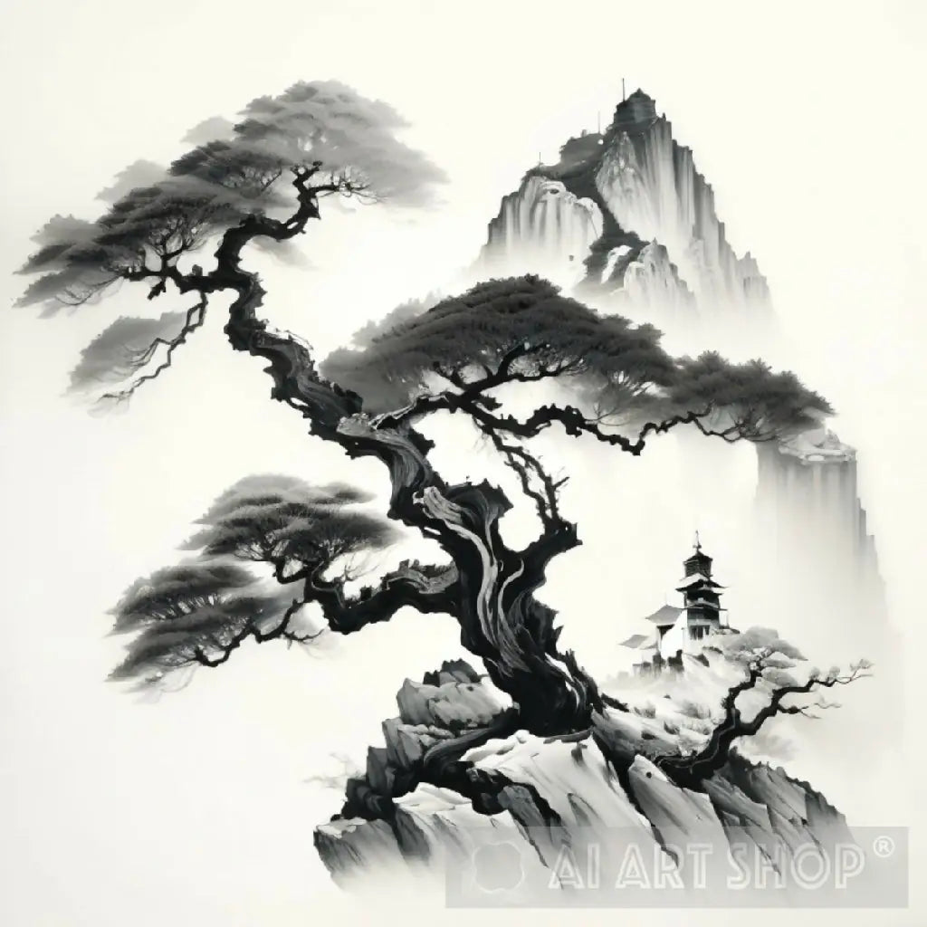 Painting Portrait Zen Painting Portrait Bonsai Painting Portrait Ma...