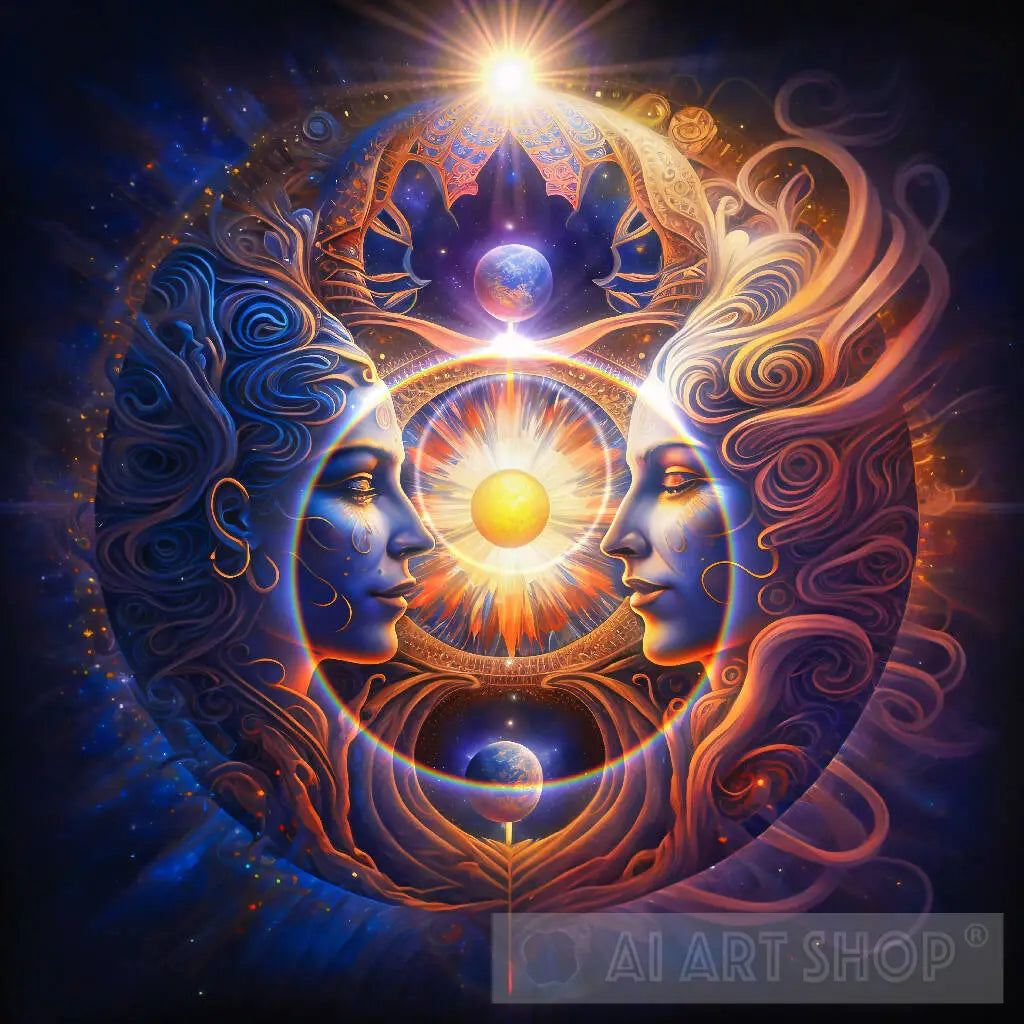 metaphysical, meditate, Alex Grey, spiritual, mandala, female faces...