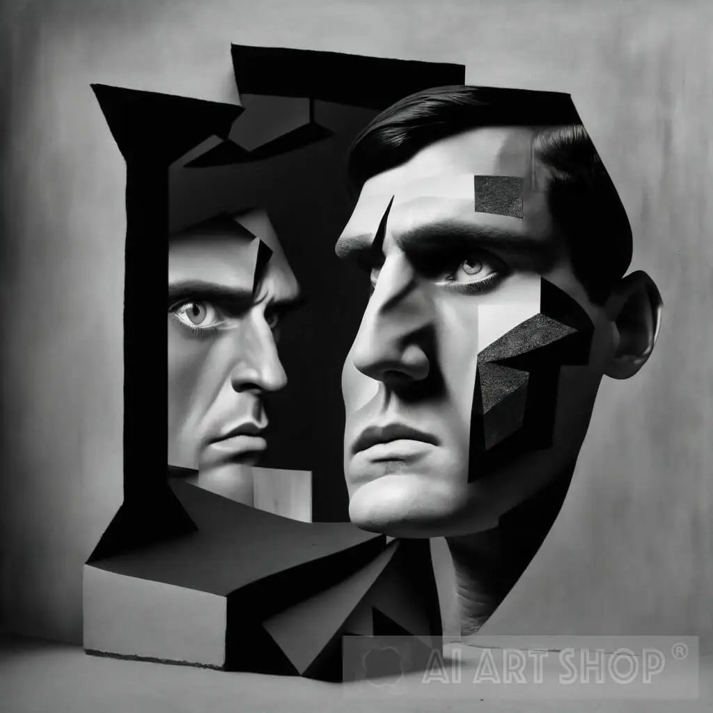 Black And White Photograph Introspection Self Reflection Inner