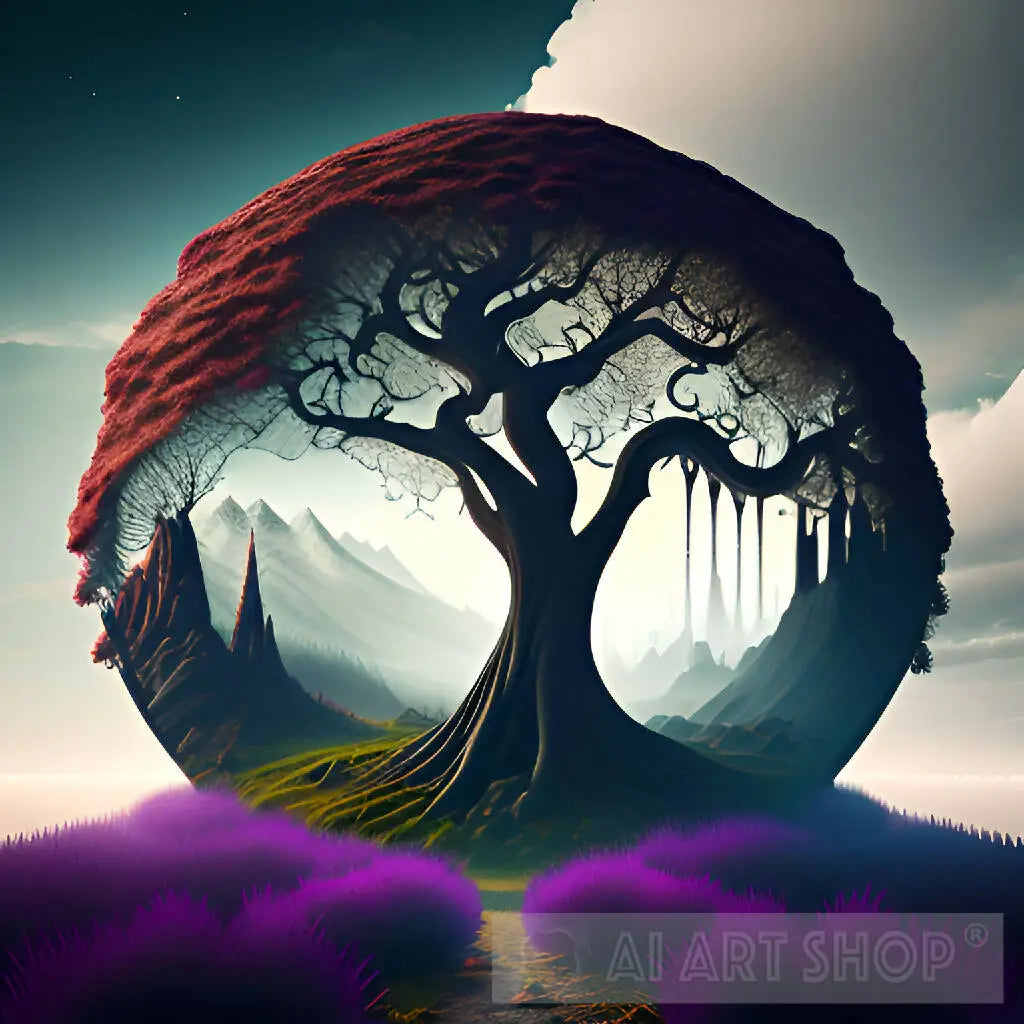 Invincible Gothic Art Landscape - Unique Landscape Artwork