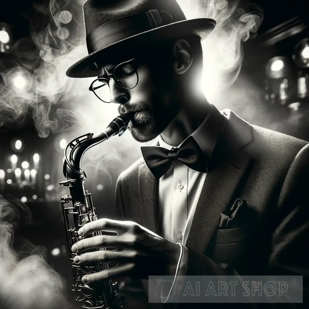 Portrait Art - Jazz Melodies: Rhythms of Reverie