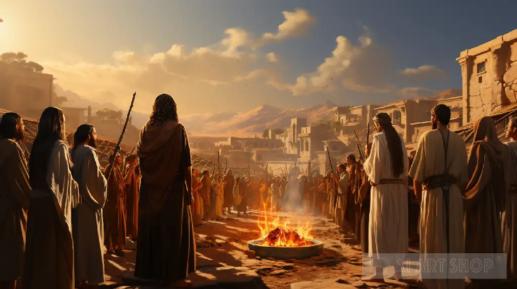 Jesus Christ Time Where People Are Gathered to Listen to Him 1