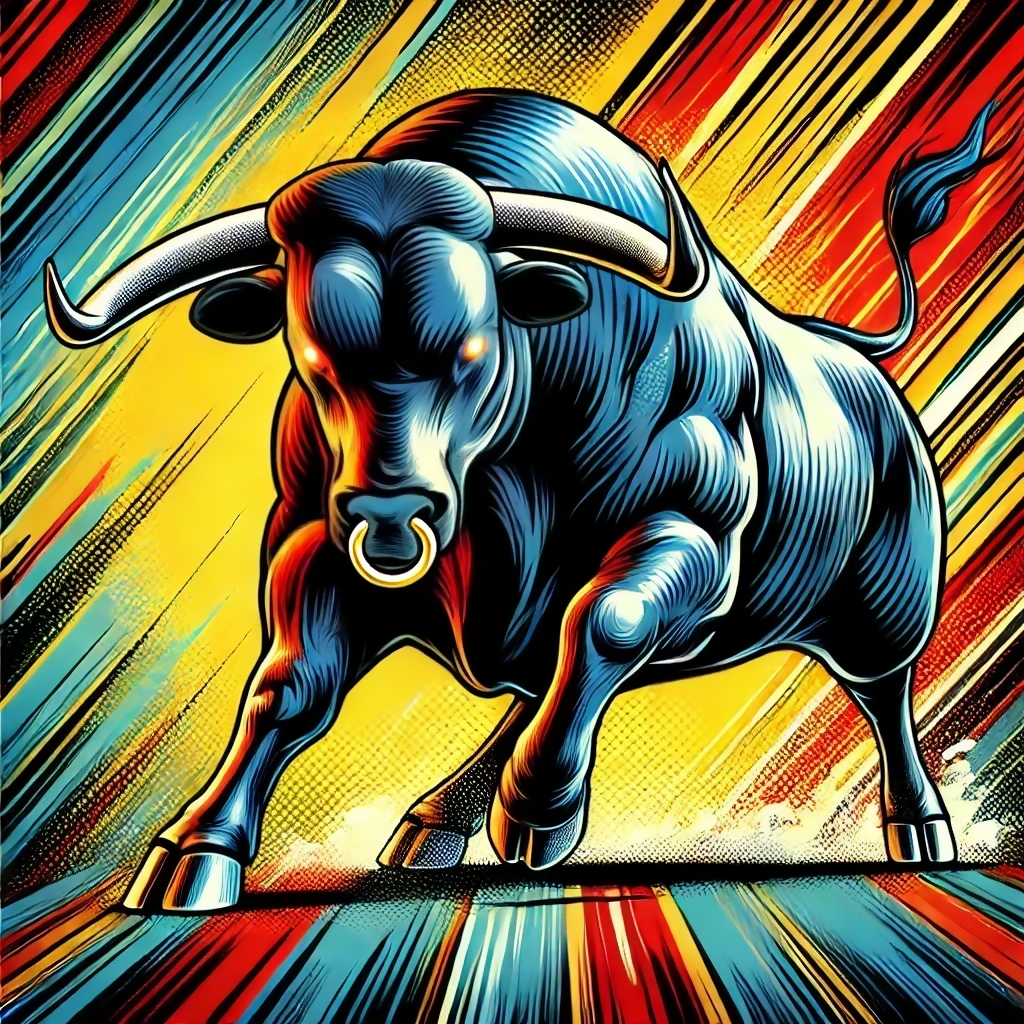 El Toro Loko: A Wild Pop Art Tribute to Power and Spirit
