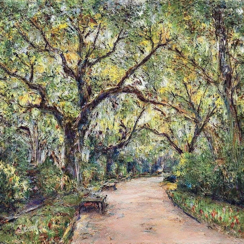 Path in the park experiment 1989 - Art