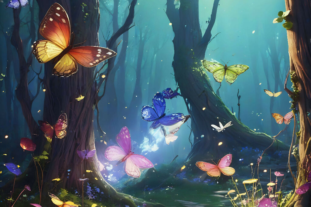 Magical Butterfly Forest